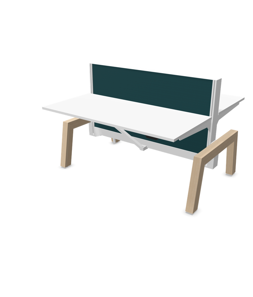 Max Hybrid sit to stand duo desk | Markant Office