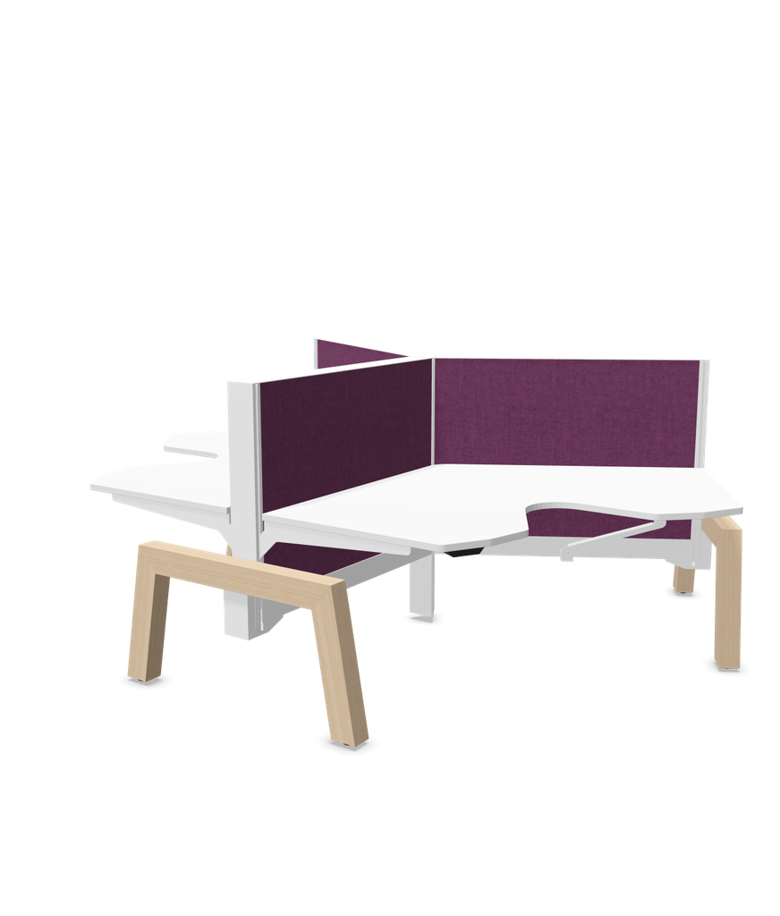 Max Hybrid sit to stand wing desk | Markant Office