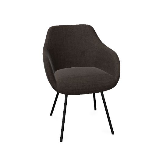Rome Chair 4-Leg (Range: Harmony | Colour: 103 | Priceclass: Fabric range 1 | Frame colour ...